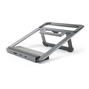 Hama USB-C Docking Station with Notebook Stand, 12 Ports - PC Garage