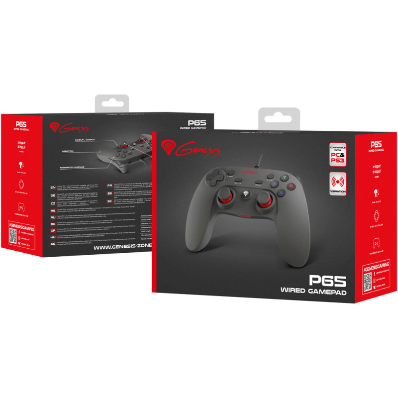 Controller Genesis P65 pentru PC, PS3 - PC Garage