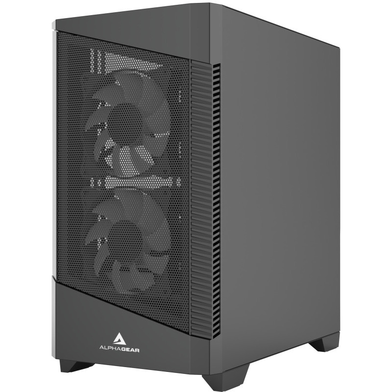 Carcasa ALPHAGEAR Monarch RGB black - PC Garage