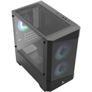 Carcasa ALPHAGEAR Monarch RGB black - PC Garage