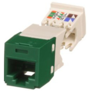 Accesoriu retea PANDUIT Mini-Com Module CAT6 UTP TG Green - PC Garage