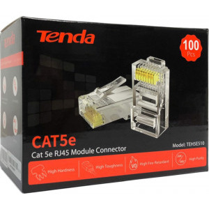 Accesoriu retea Tenda Mufe RJ45 CAT5e 24k/50u 100 Pack - PC Garage