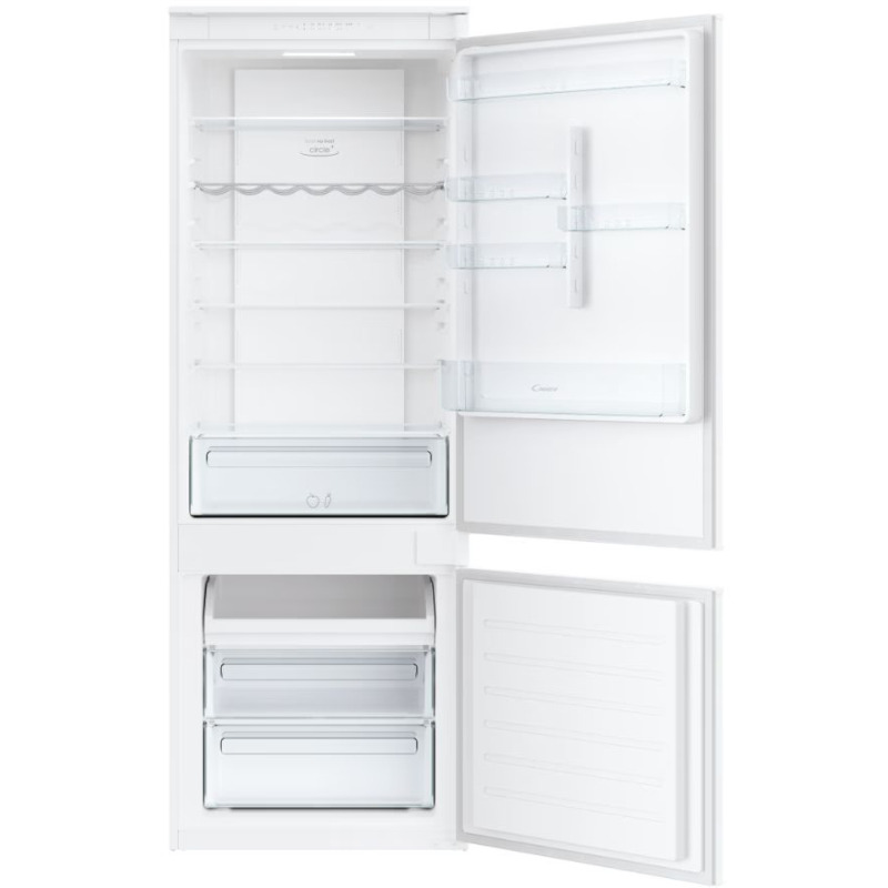 Combina frigorifica Candy incorporabila CBT7719FW, 364 L, Clasa E ...