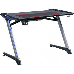 Birou Gaming Inaza Carbon Black/Red RGB - PC Garage