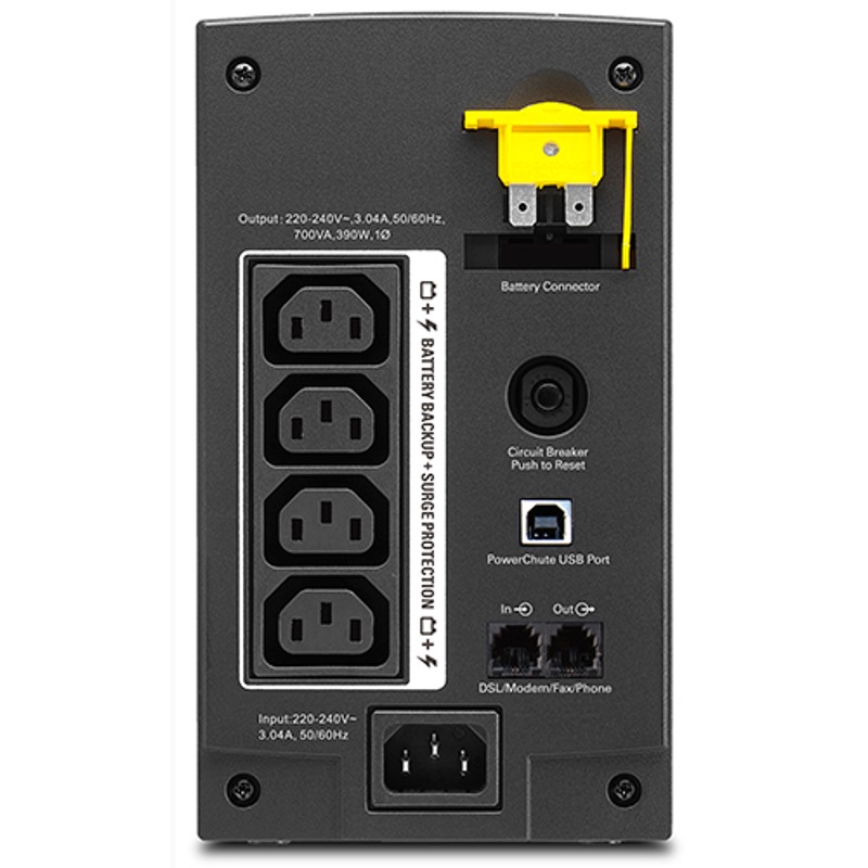 UPS APC Back-UPS 700VA, IEC Sockets - PC Garage