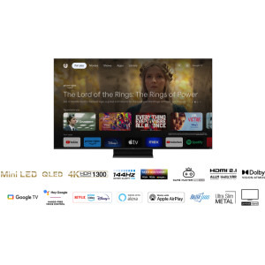 Televizor LED TCL Smart TV QLED Mini LED 50C805 Seria C805 126cm gri ...