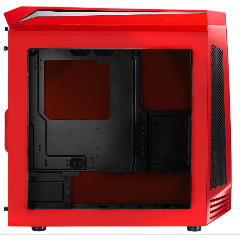 Carcasa BitFenix AEGIS CORE Red + ICON Display - PC Garage