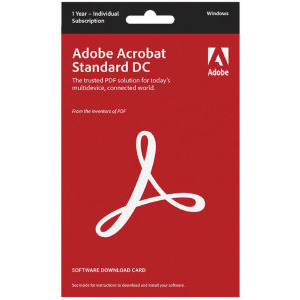 Adobe Acrobat Standard DC for Teams, 1 user, subscriptie 1 an - PC Garage