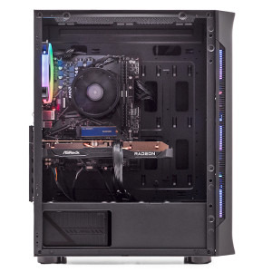 PC Gaming ZMEU Legendar Pro, AMD Ryzen 5 5500 3.6GHz, 16GB DDR4, 1TB SSD, RX 6600 8GB GDDR6 - PC ...