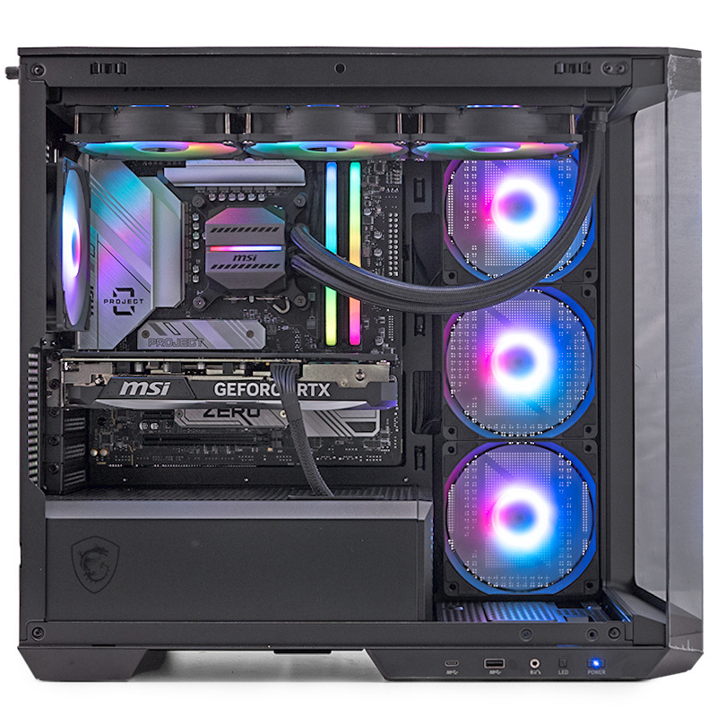 PC Gaming DRAGON Project Zero Black Powered by MSI, Intel i7-14700KF 3 ...