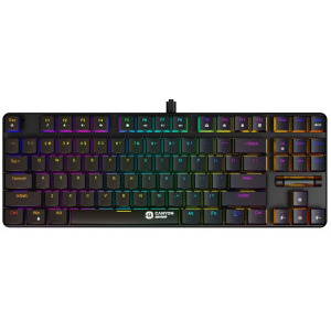 Tastatura Gaming Canyon GK-50 TKL Cometstrike RGB MX Red Linear Switch ...